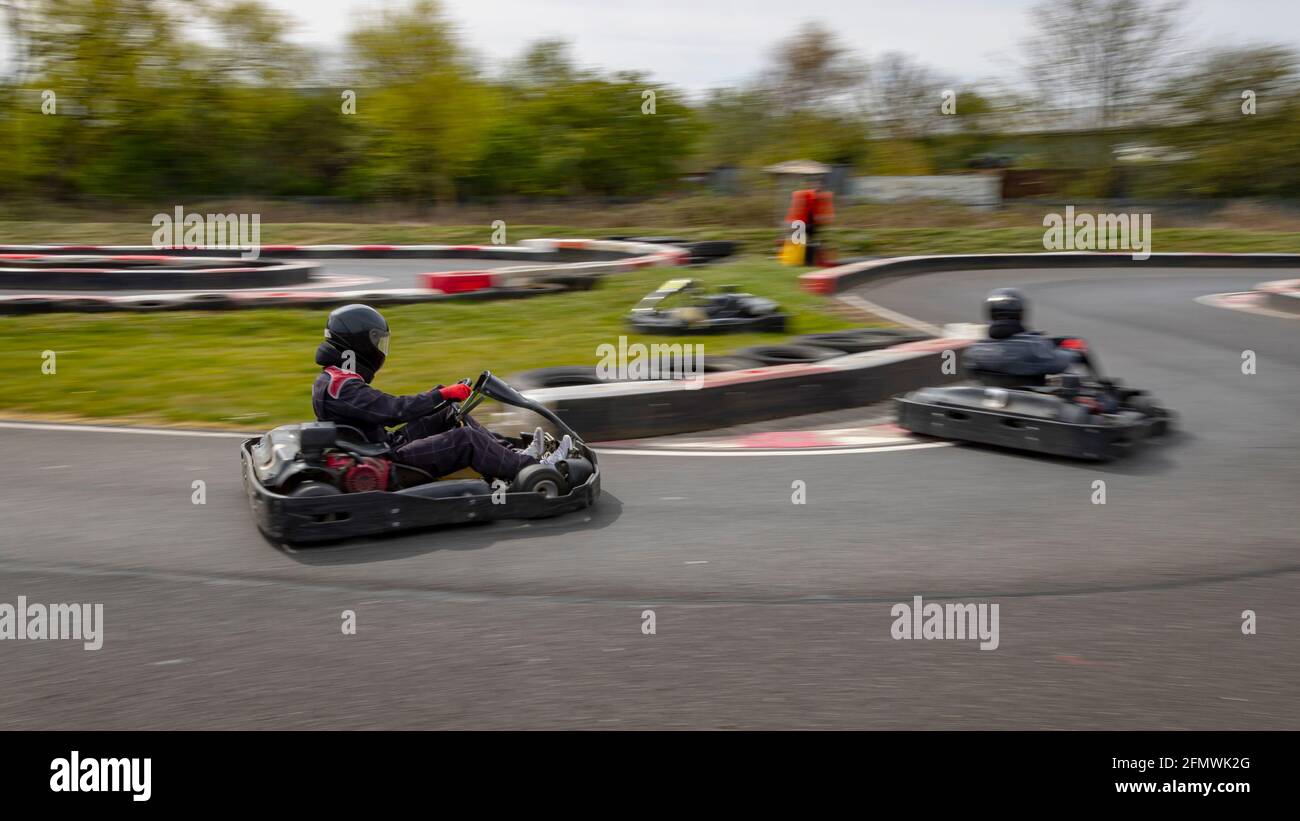 Extreme go kart racing hi-res stock photography and images - Alamy