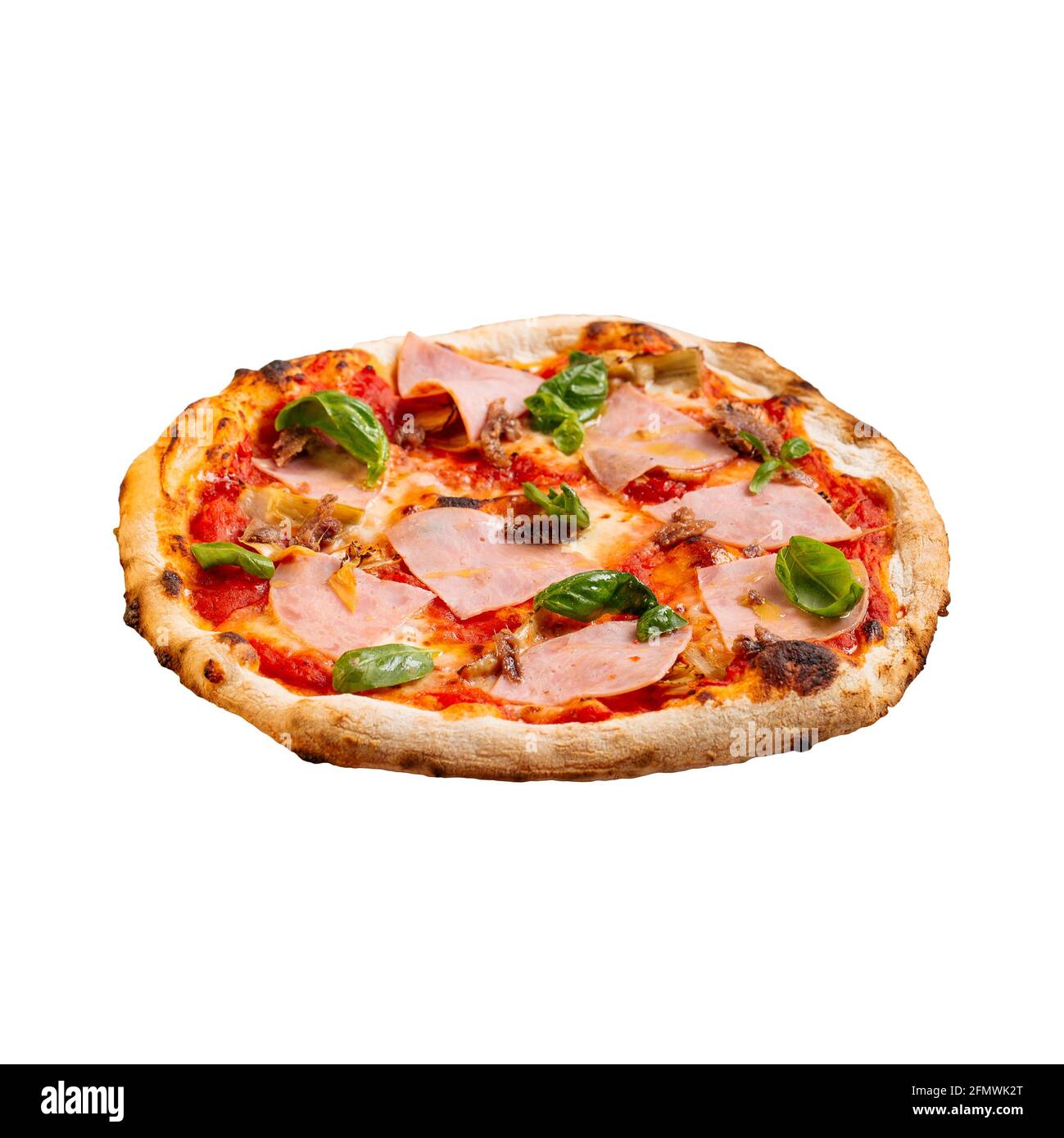 Pizza ham cheese Cut Out Stock Images & Pictures - Alamy