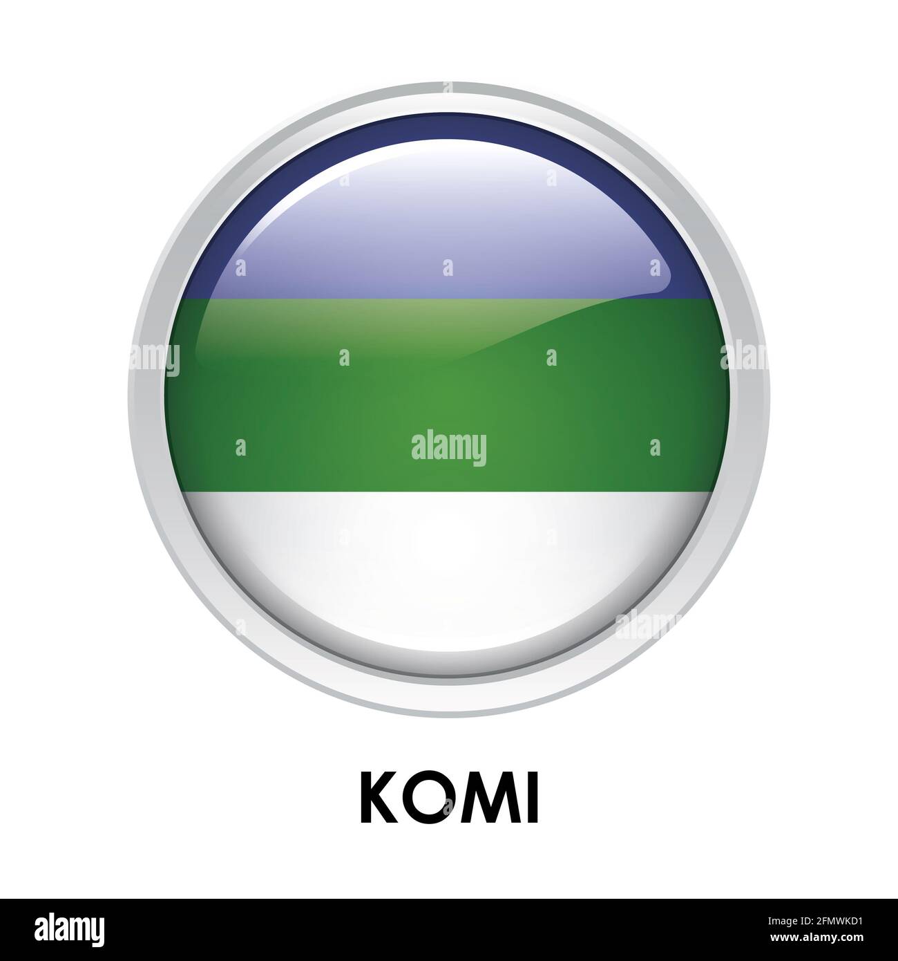 Komi vector map hi-res stock photography and images - Alamy