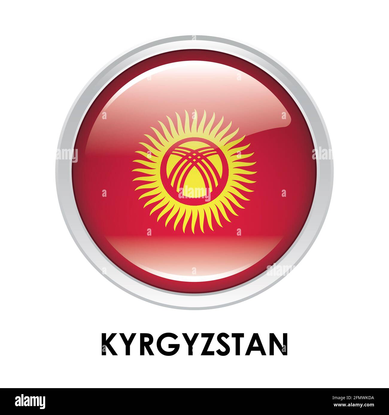 Country kyrgyzstan map hi-res stock photography and images - Alamy