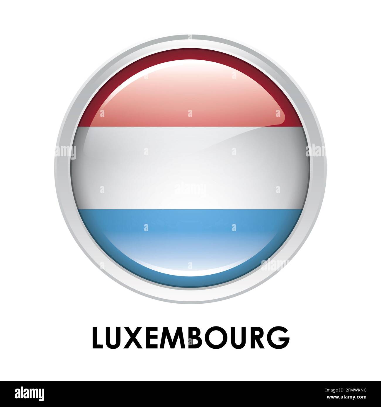 Luxembourg country map icon Cut Out Stock Images & Pictures - Alamy