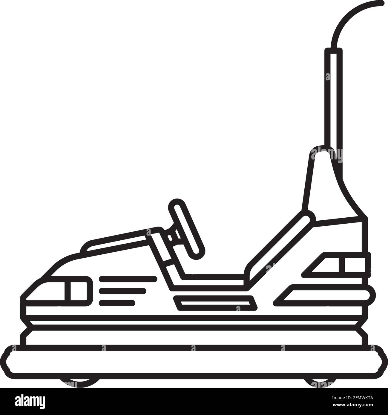 Dodgem car Stock Vector Images - Alamy