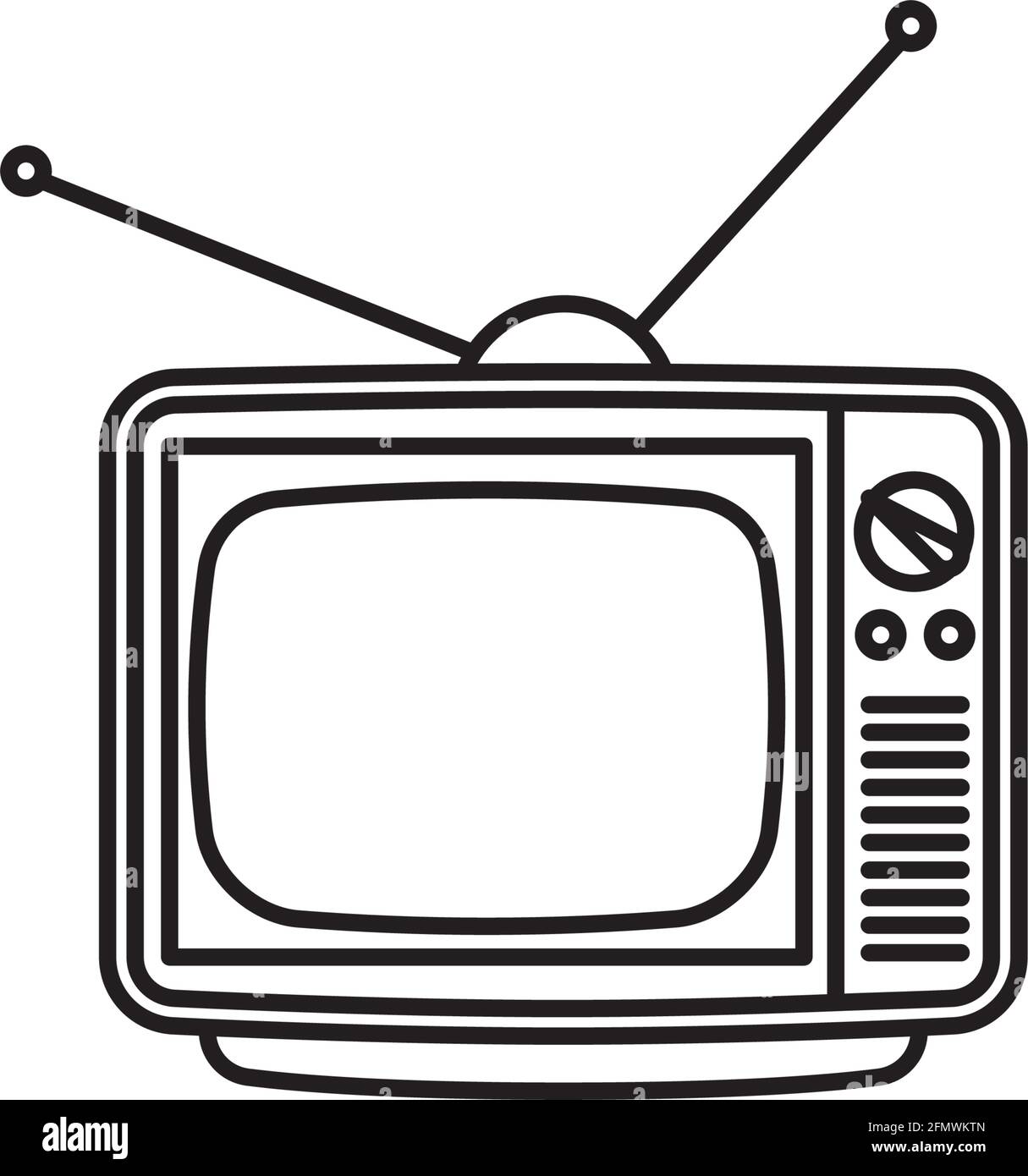 1970s Television Set