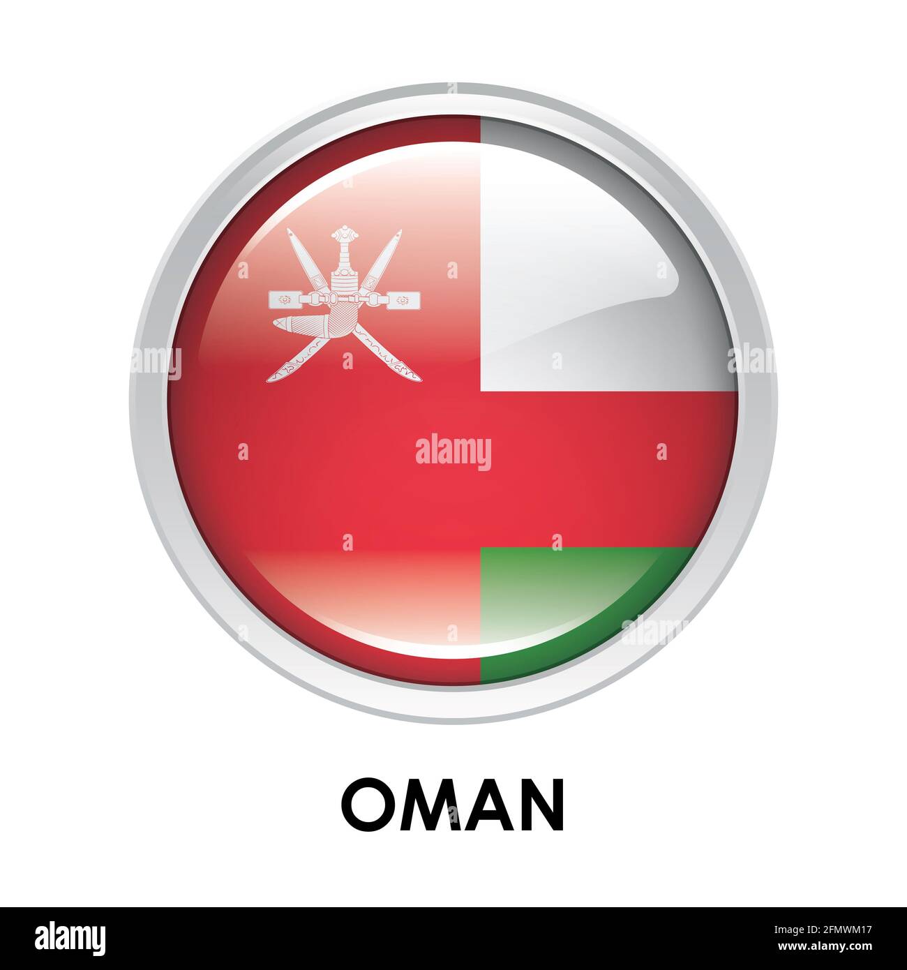 Oman icon country map hi-res stock photography and images - Alamy