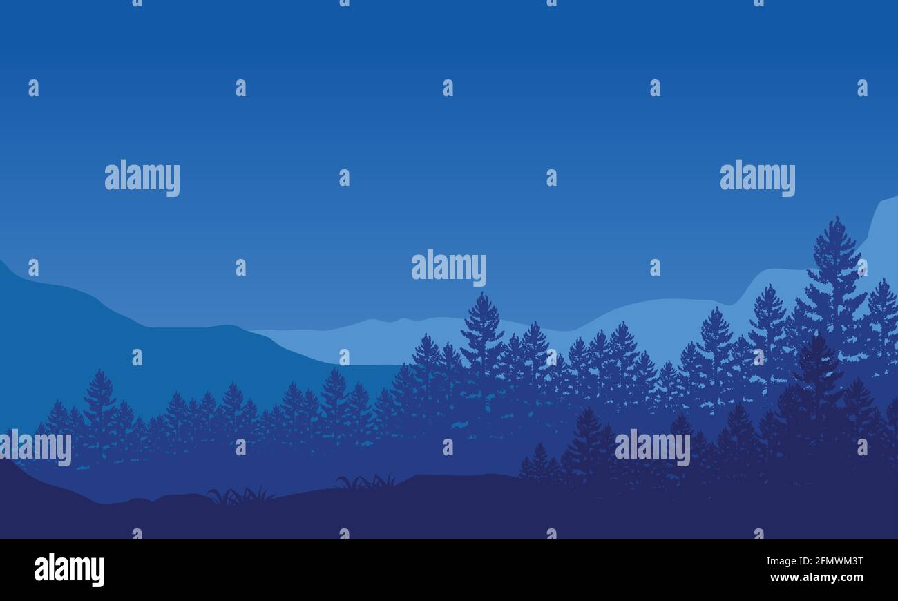 Cool night view Stock Vector Images - Alamy