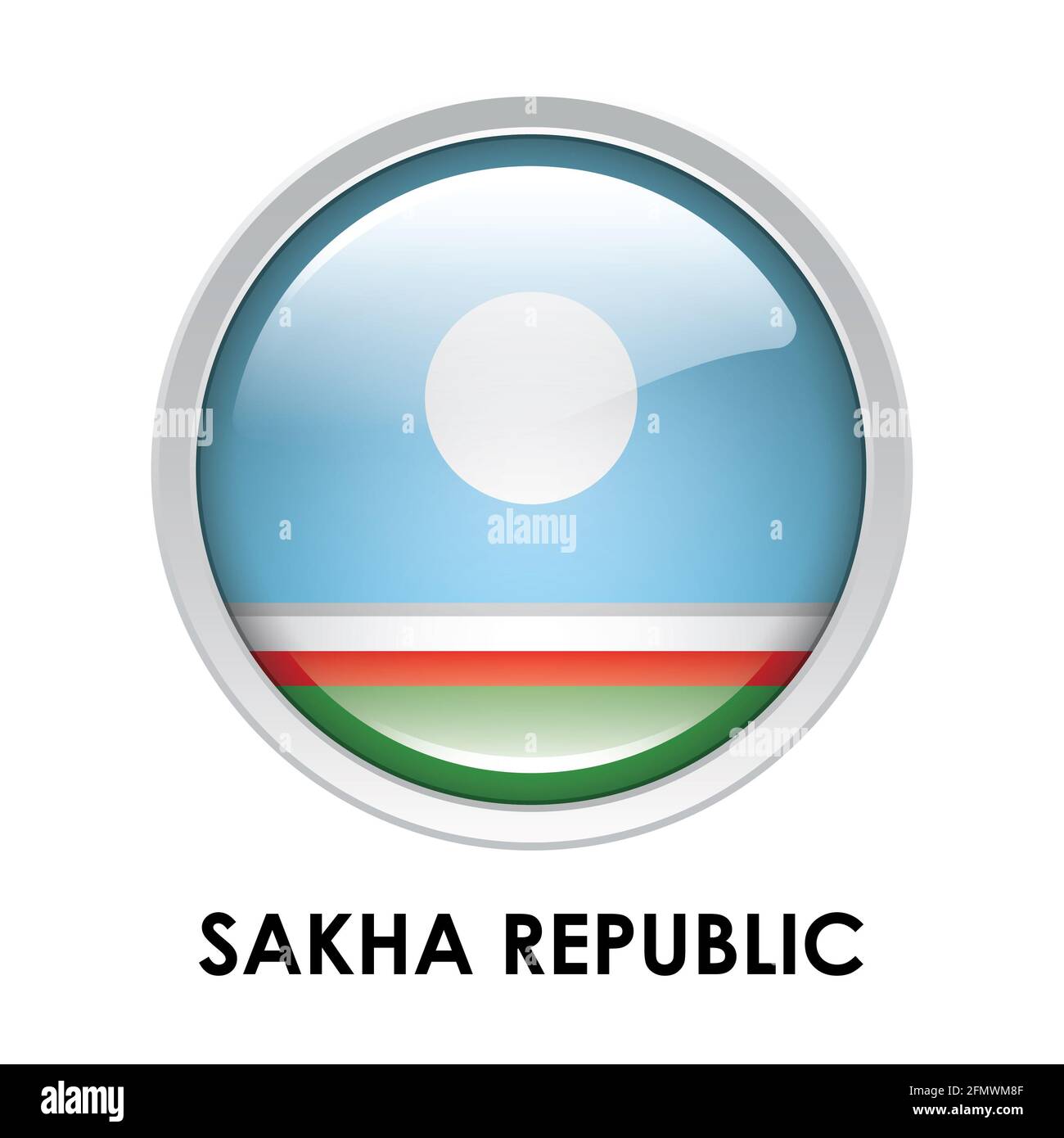 Sakha Republic Flag Cut Out Stock Images And Pictures Alamy
