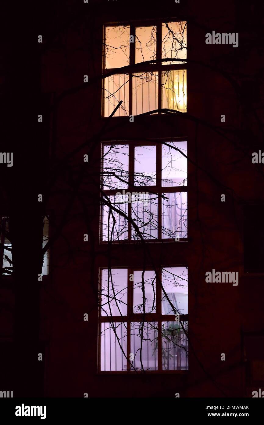 Windows glow hi-res stock photography and images - Alamy