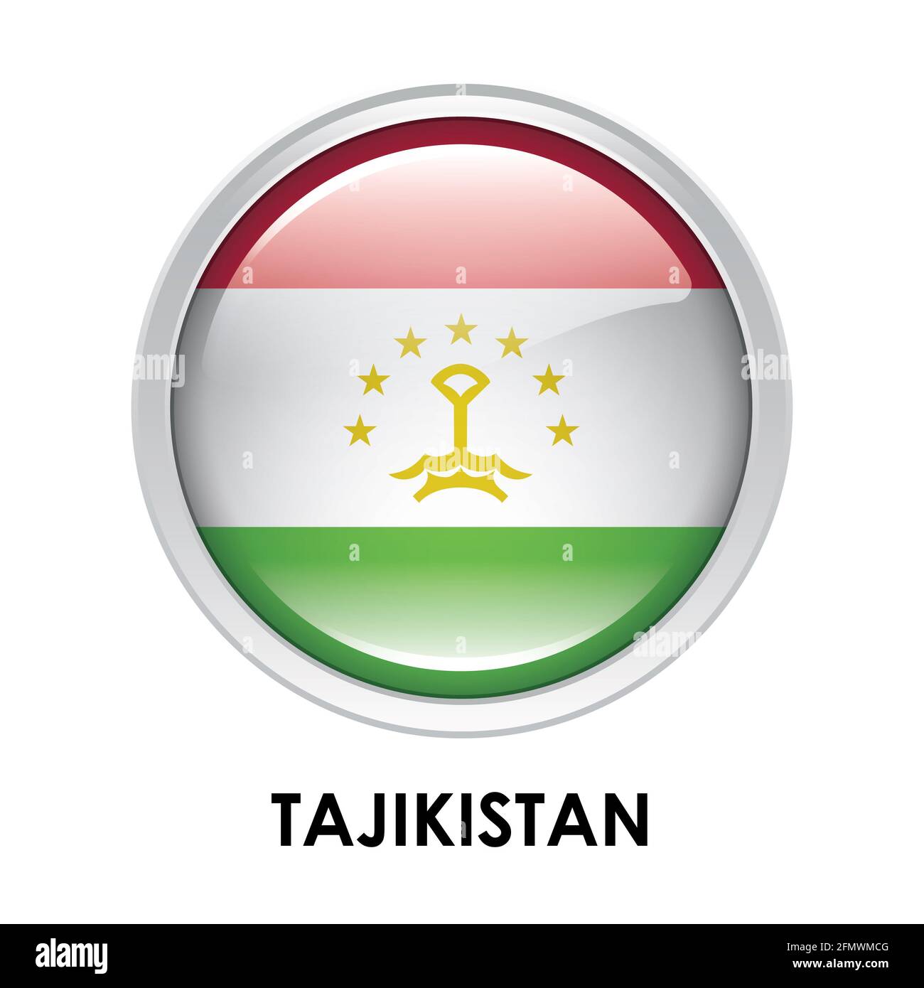 Tajikistan 3d map national hi-res stock photography and images - Alamy