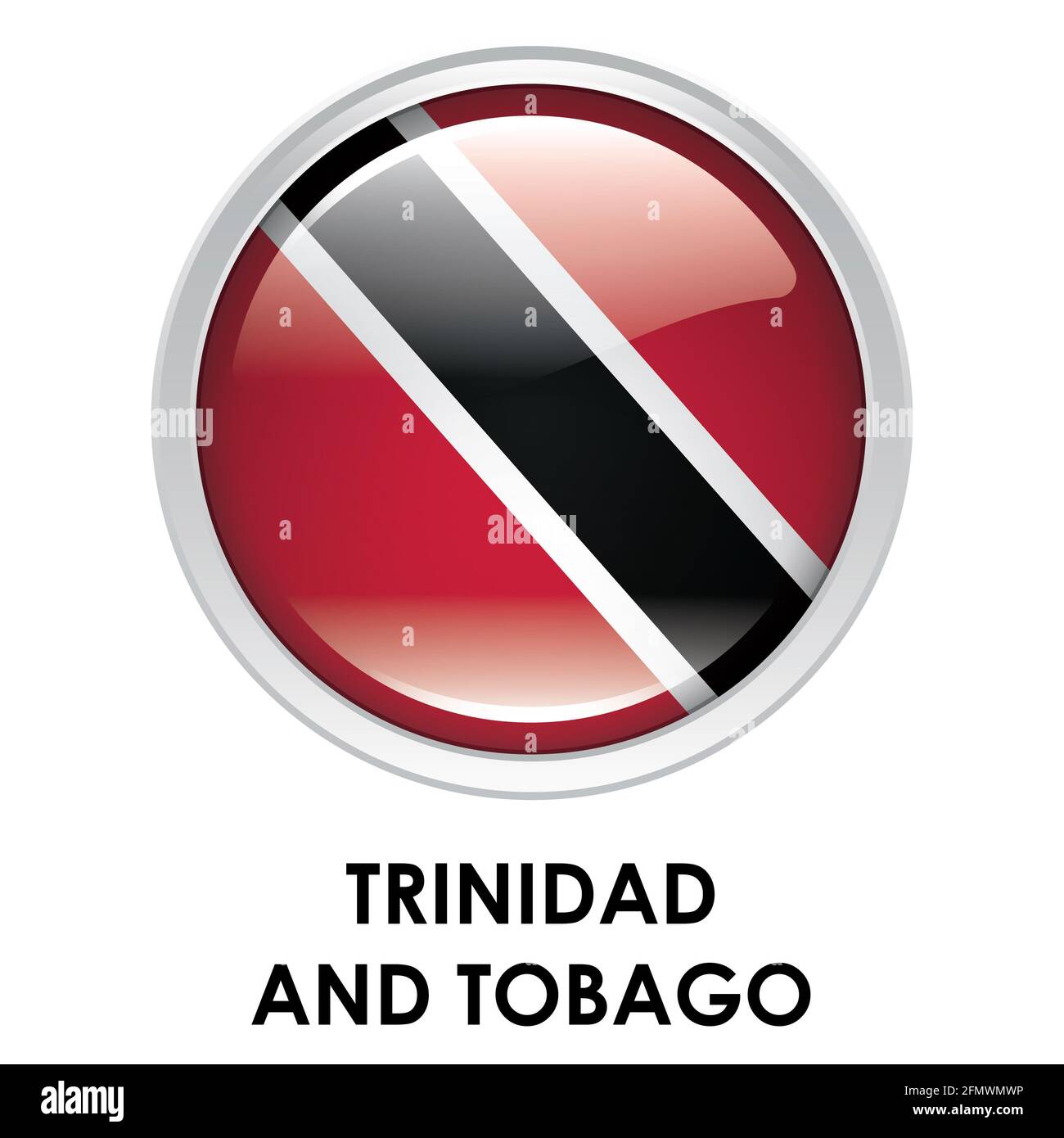 Trinidad tobago national flag country Cut Out Stock Images & Pictures ...