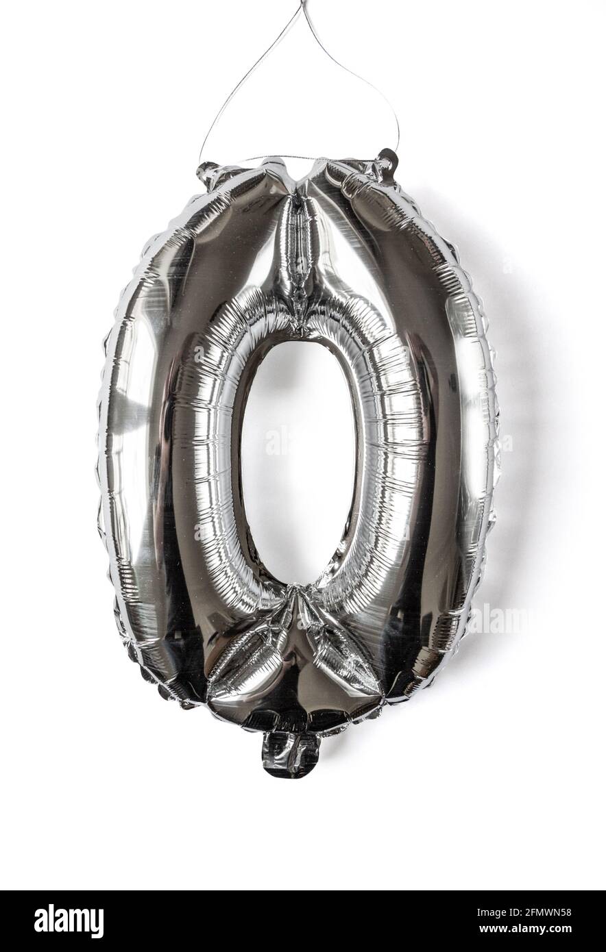 Balloon number 0 hi-res stock photography and images - Alamy