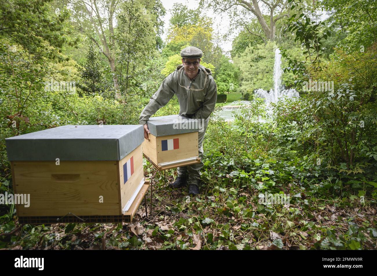 Exclusive - Beekeeper Xavier Firmin installs his first two beehives in ...