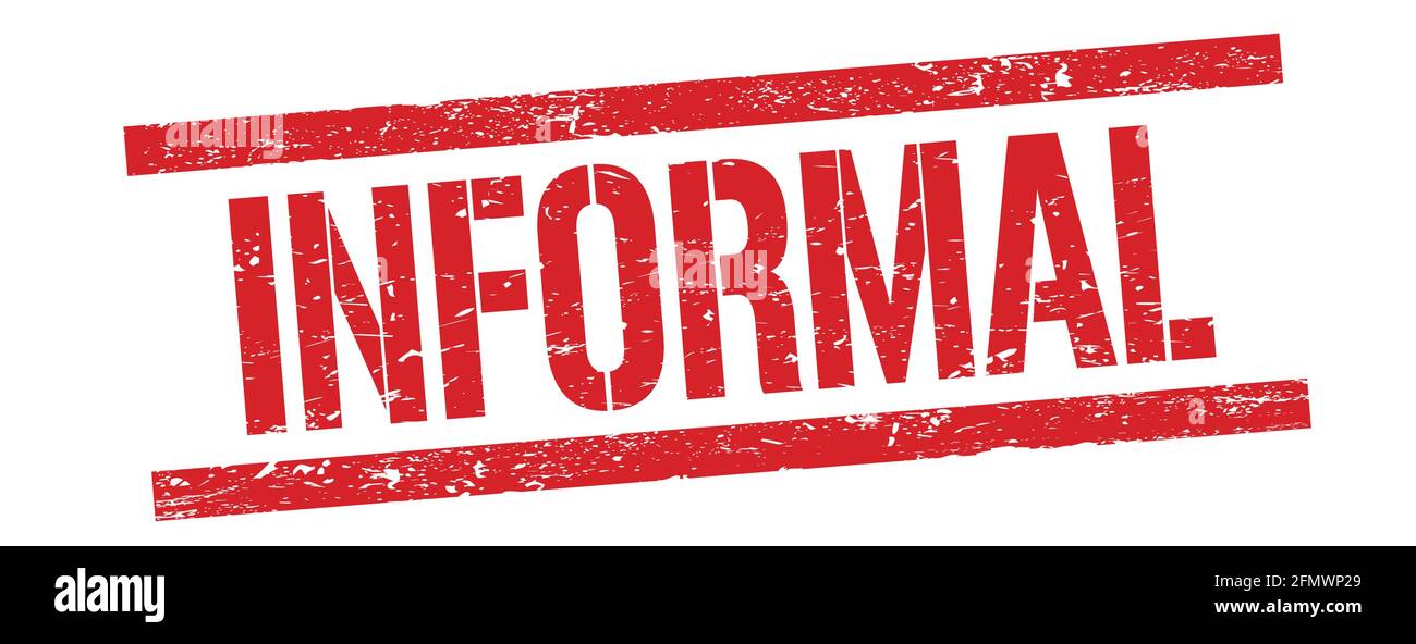 Informal sign Cut Out Stock Images & Pictures - Alamy