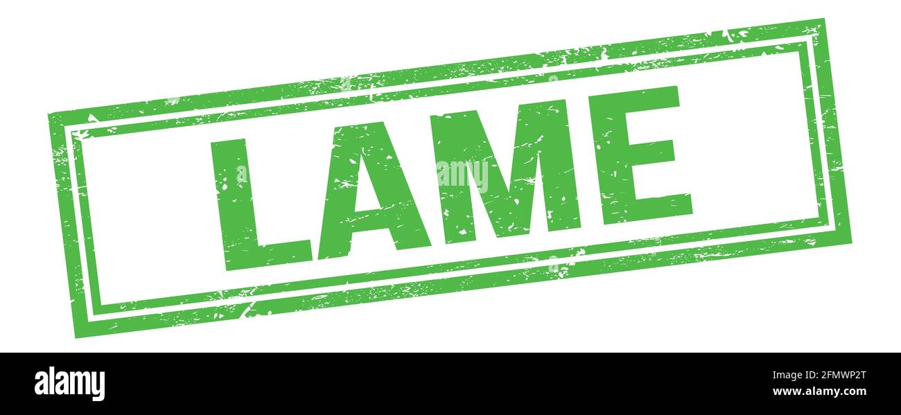 Lame Stamp High Resolution Stock Photography and Images - Alamy