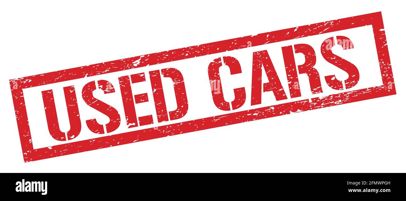 Used cars sign Cut Out Stock Images & Pictures - Alamy