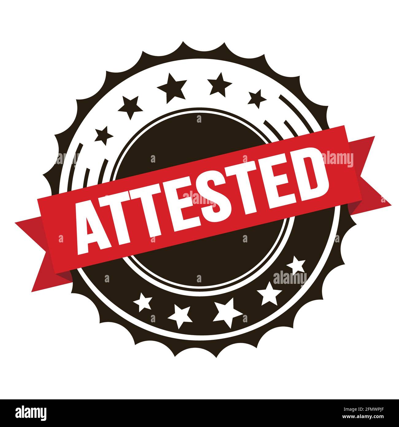 Attested stamp hi-res stock photography and images - Alamy