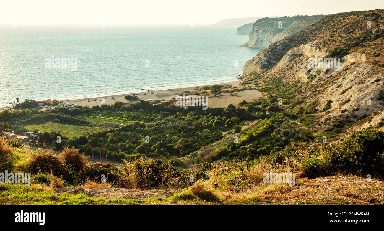 Kourion beach in Limassol, Cyprus Stock Photo - Alamy