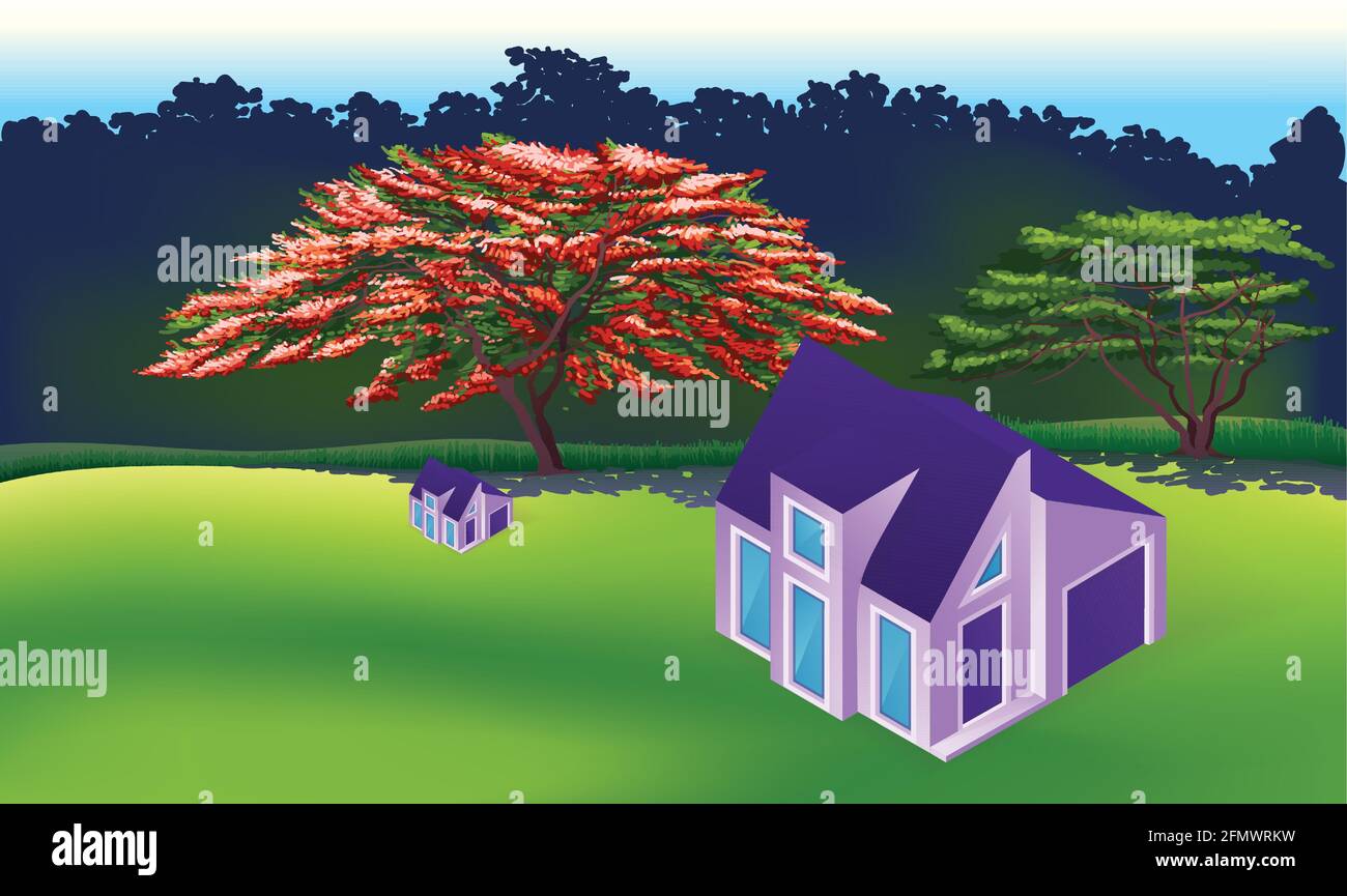 During the summer season Cut Out Stock Images & Pictures - Alamy