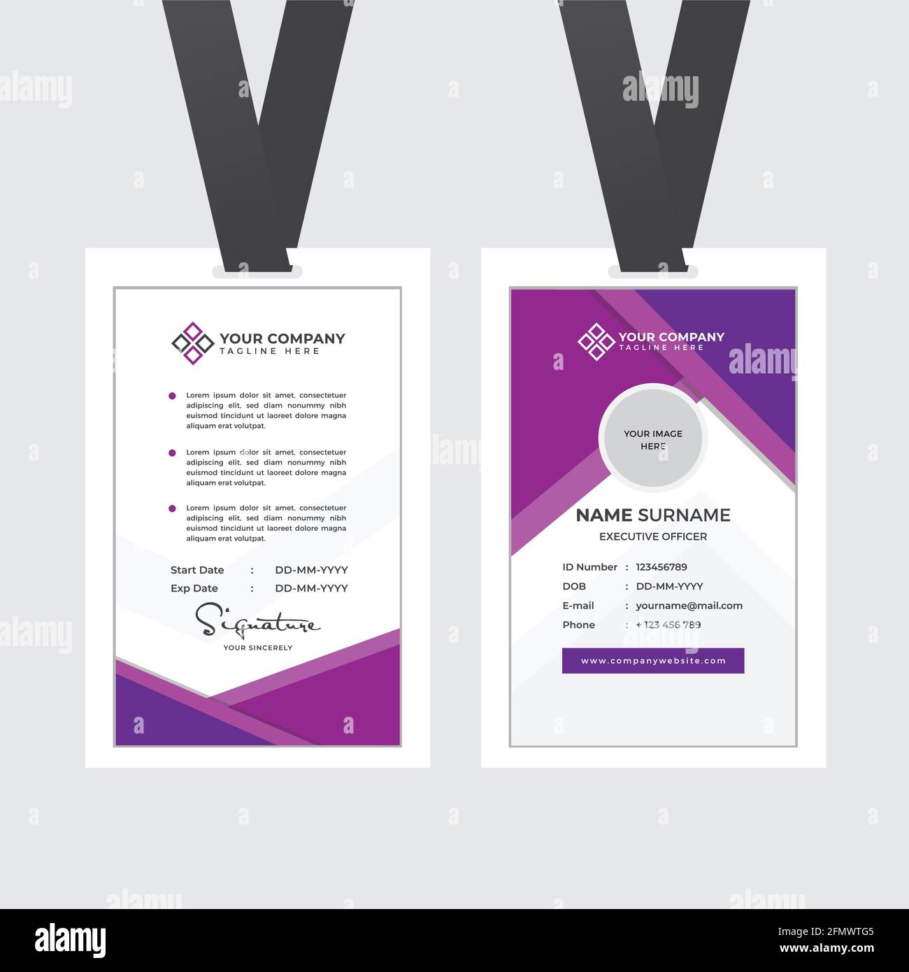 Company profile template Stock Vector Images - Alamy