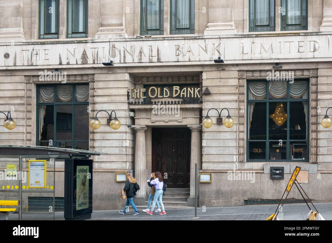The Old Bank, now an elegant restaurant in Liverpool City Centre Stock ...