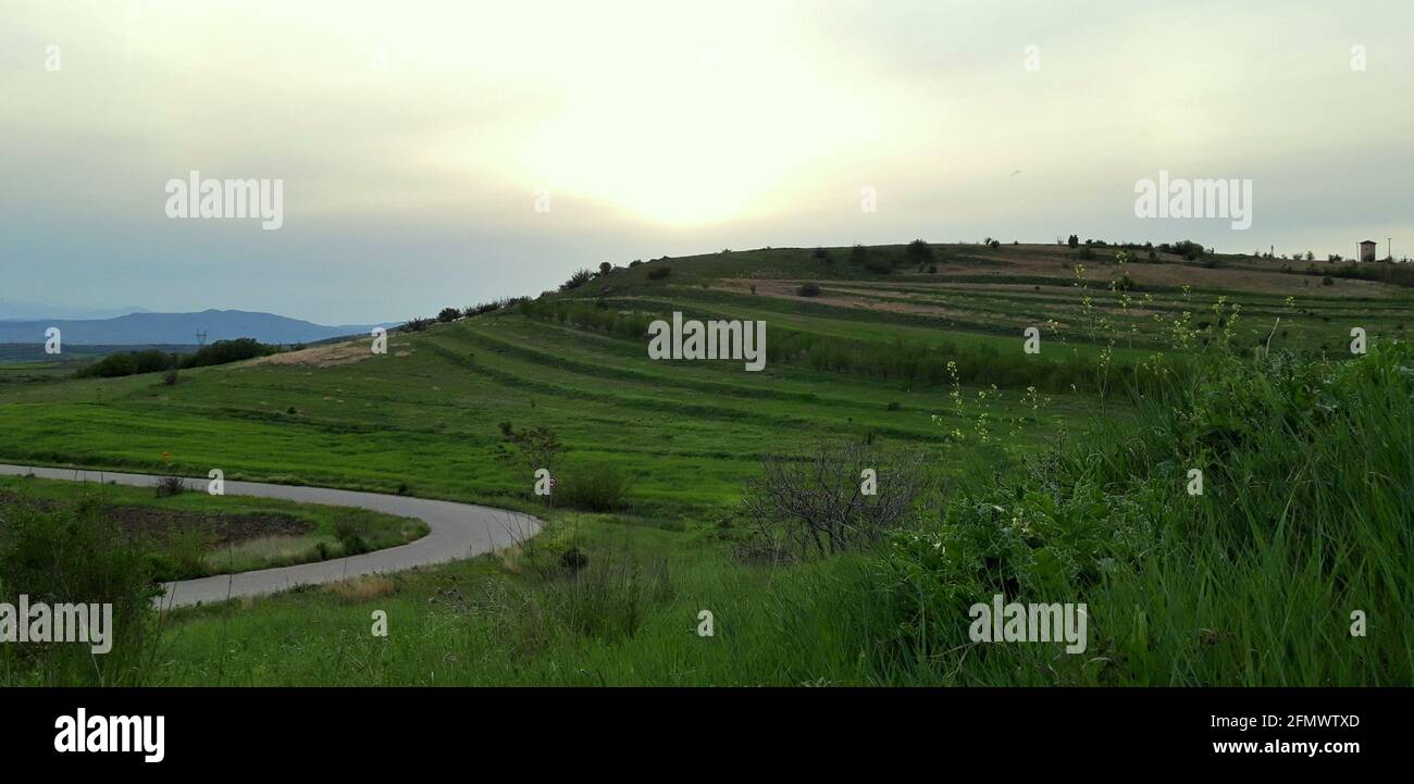 Country road going through hi-res stock photography and images - Alamy