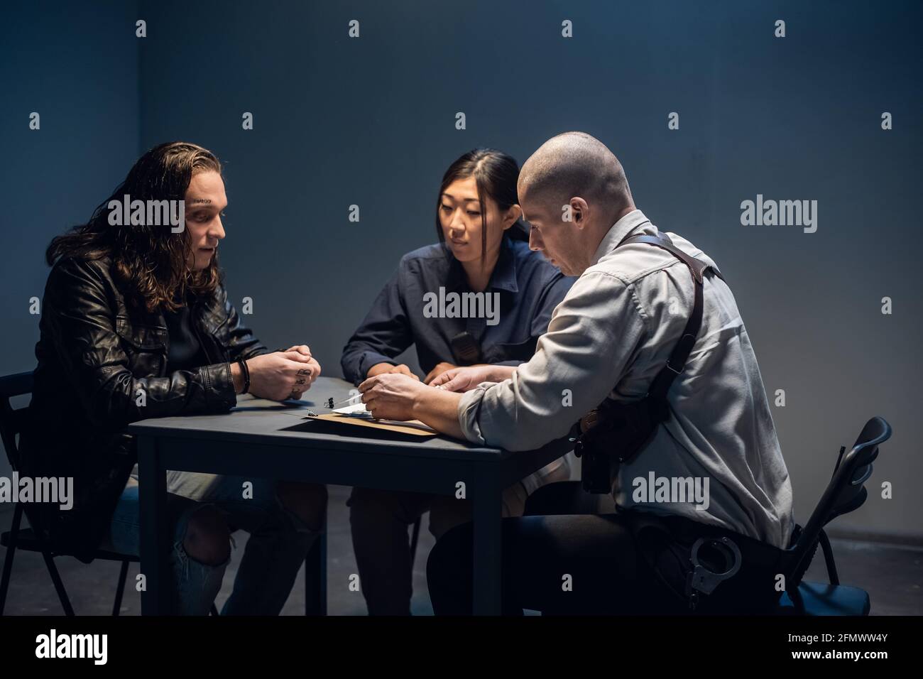 In The Police Stations Interrogation Room Good And Bad Cops Are