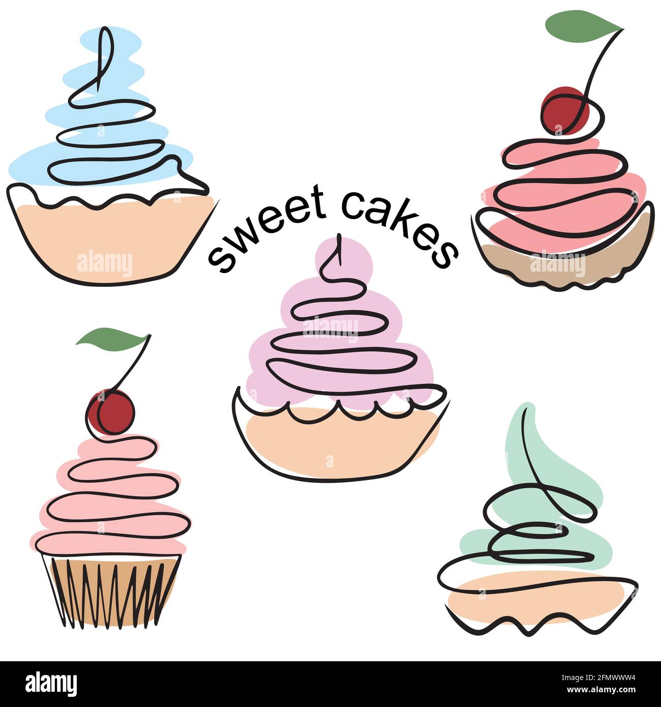 Bakery line art hi-res stock photography and images - Alamy