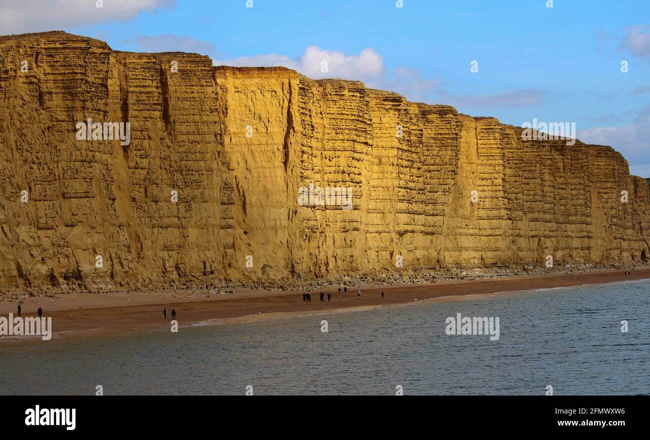 The beautiful cliffs in west bay Dorset Stock Photo - Alamy