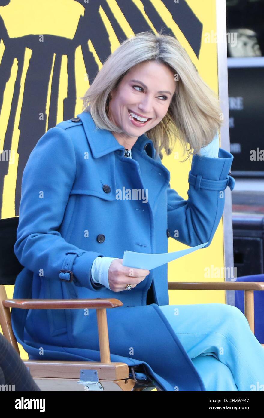 New York, NY, USA. 11th May, 2021. Amy Robach on the set of Good ...