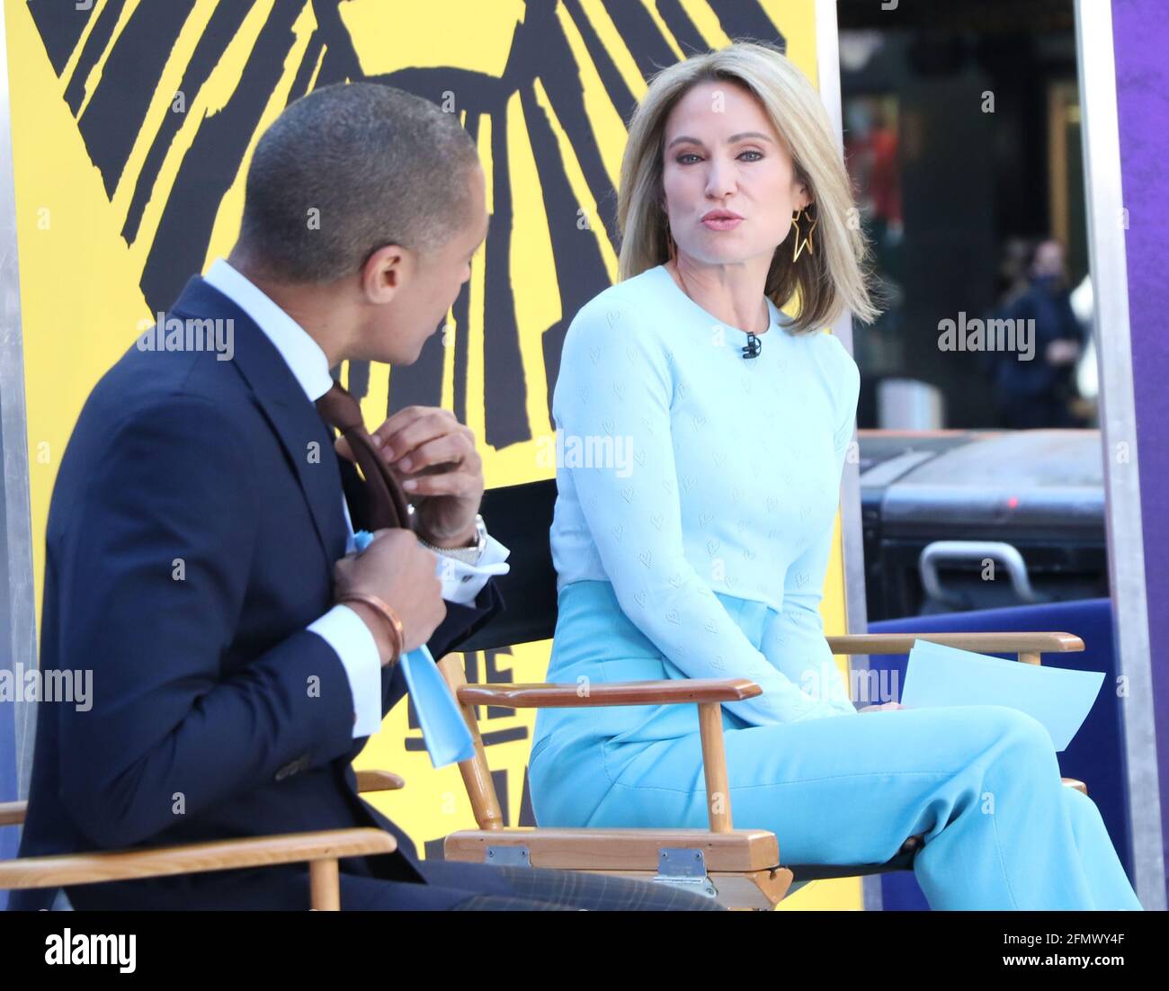 New York, NY, USA. 11th May, 2021. Amy Robach, on the set of Good ...