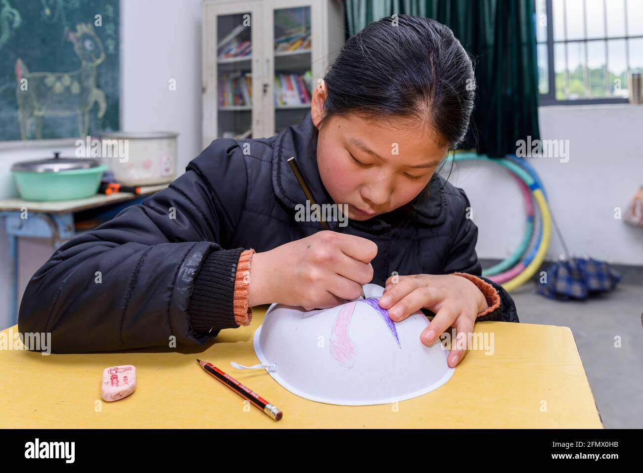 Chinese children painting hi-res stock photography and images - Alamy
