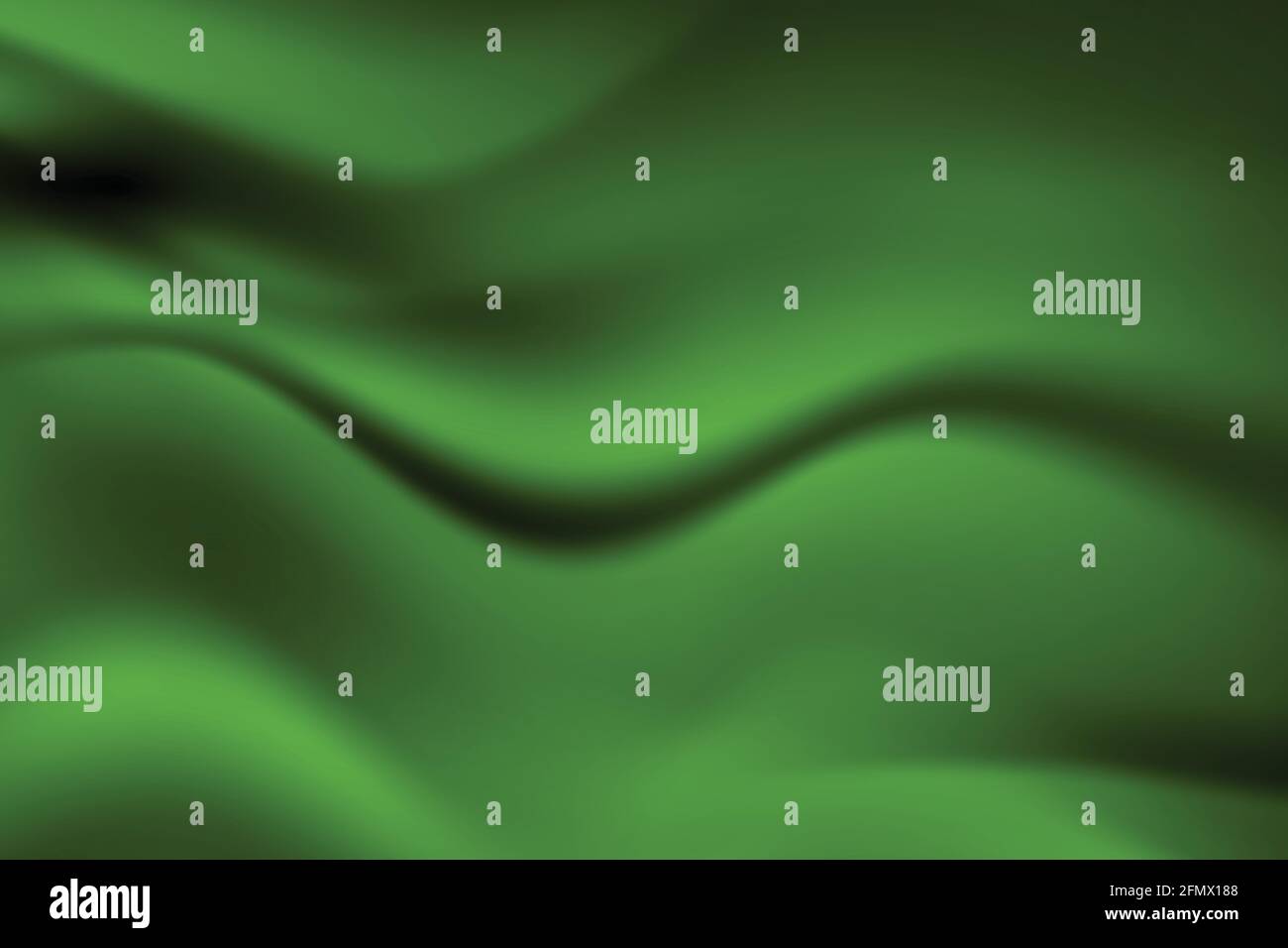 Silk green background. Abstract vector pattern with copy space. Liquid wave texture, smooth ...