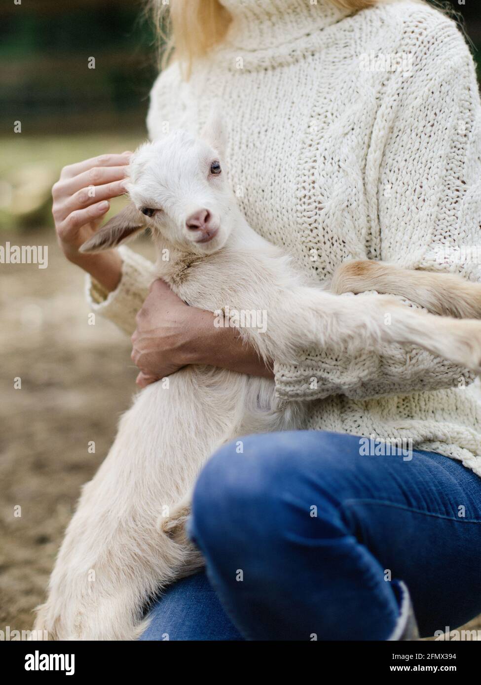 Goat lady hi-res stock photography and images - Alamy
