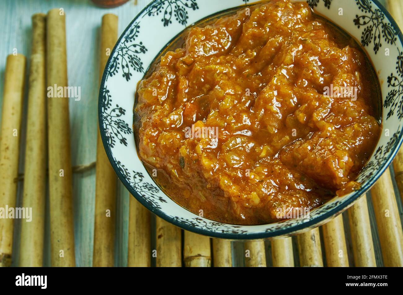 Classic Creole Sauce - made with canned tomatoes, celery, colorful bell ...