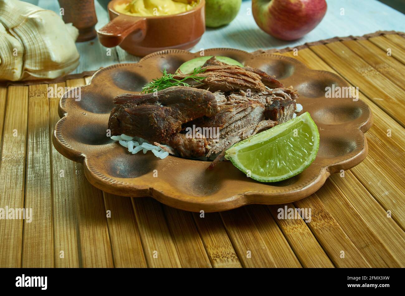 Varenga - Malagasy Cuisine, Crispy Shredded Beef Stock Photo - Alamy