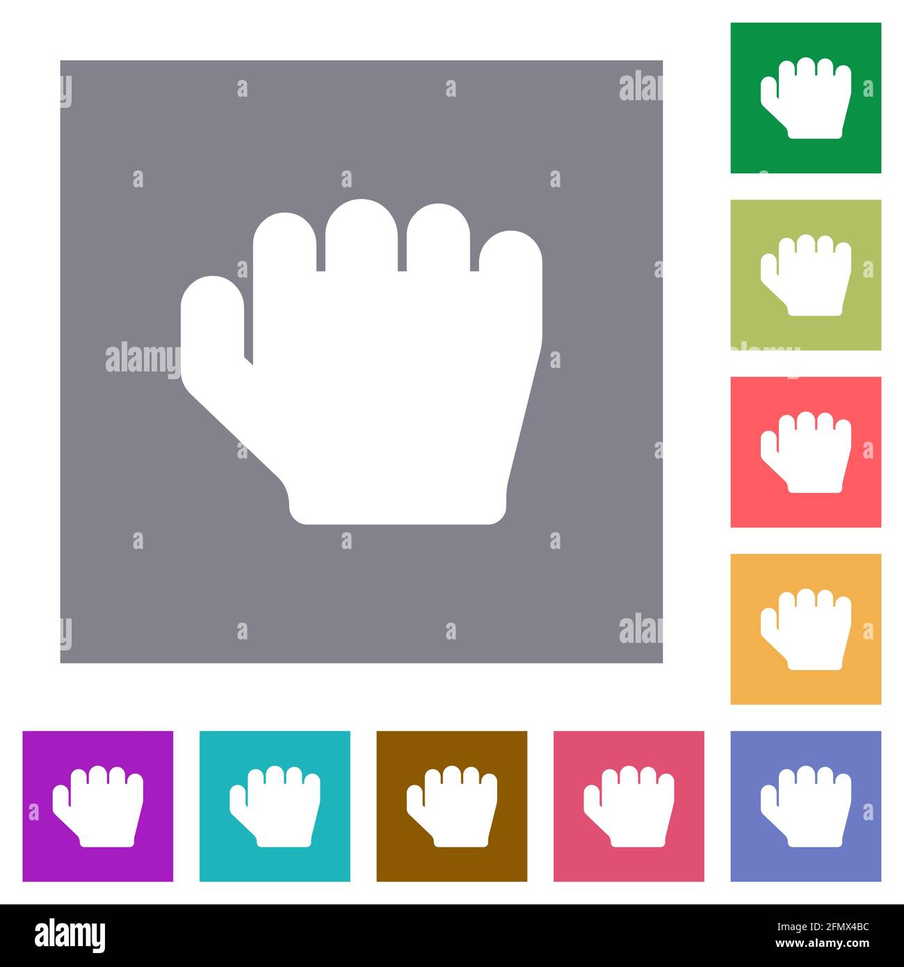 Handed palm Stock Vector Images - Alamy