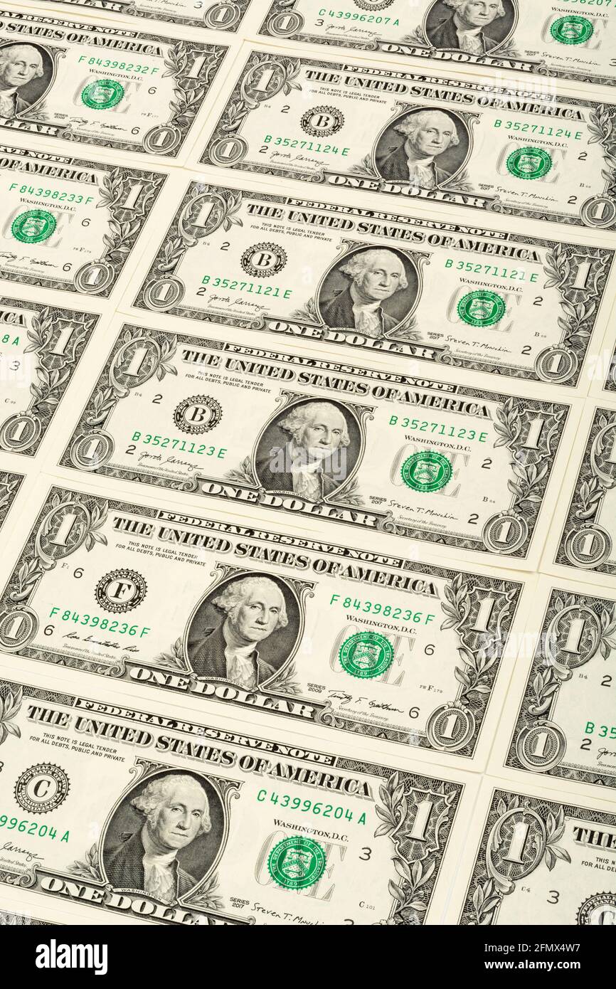 1 dollar bill back side hi-res stock photography and images - Alamy