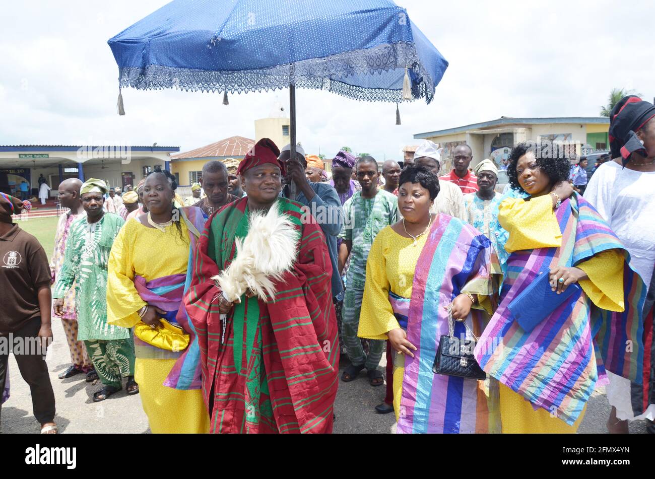 Osun Osogbo Monarch: Ataoja during one of the ceremonies for Osun ...