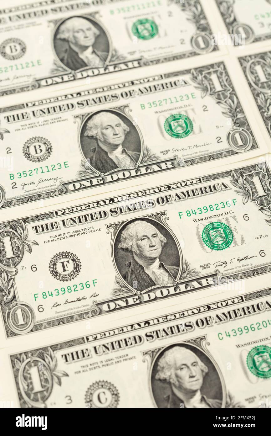 Obverse Side Of Us Dollar Bills High Resolution Stock Photography and ...