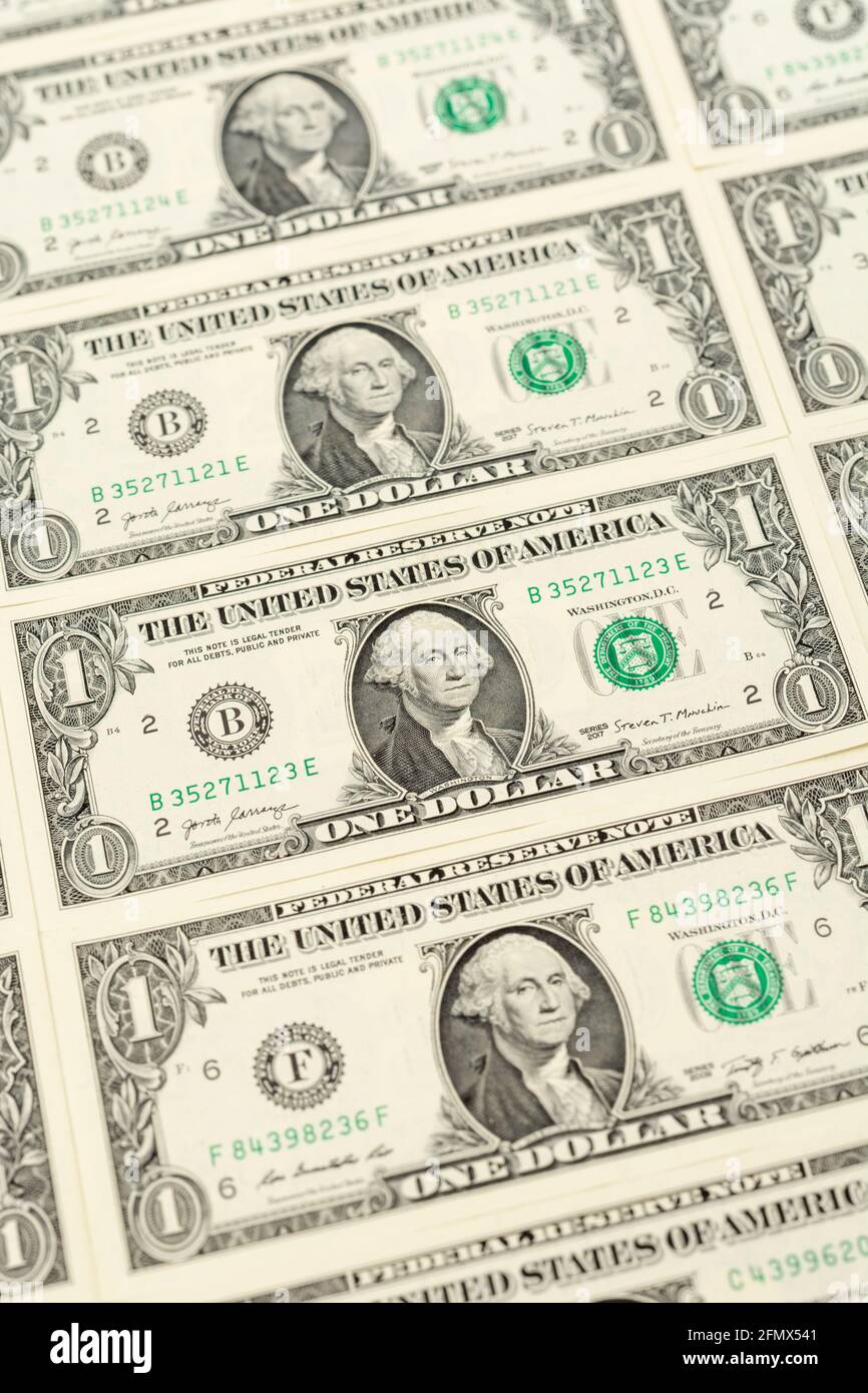 Us dollar bills back face hi-res stock photography and images - Alamy