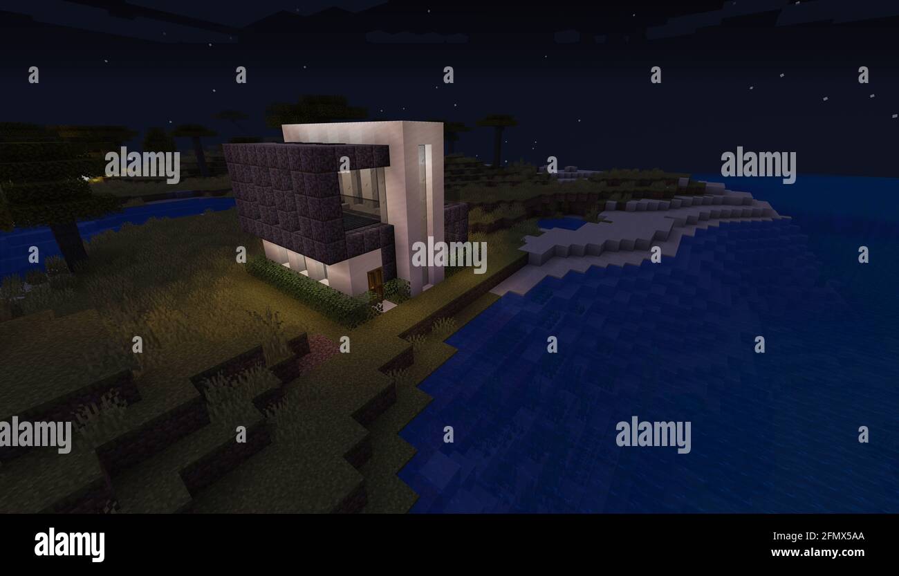 Minecraft Game – May 11 2021: Sample of Modern house design in ...