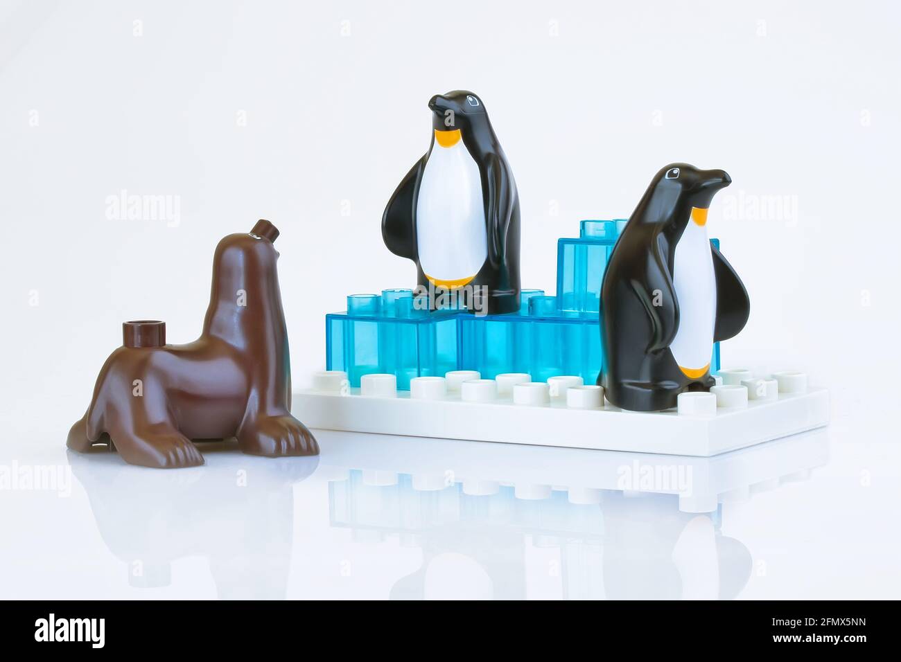 Plastic penguins hi-res stock photography and images - Alamy