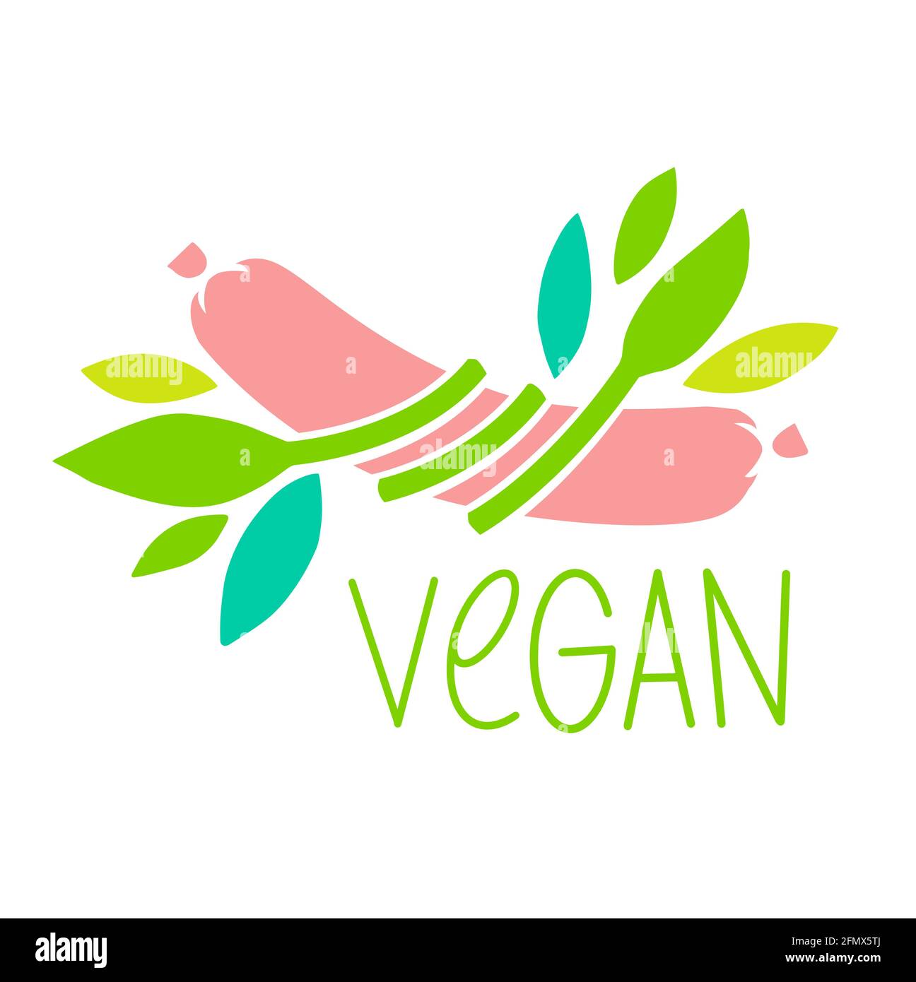 Plant based sausage Stock Vector Images - Alamy