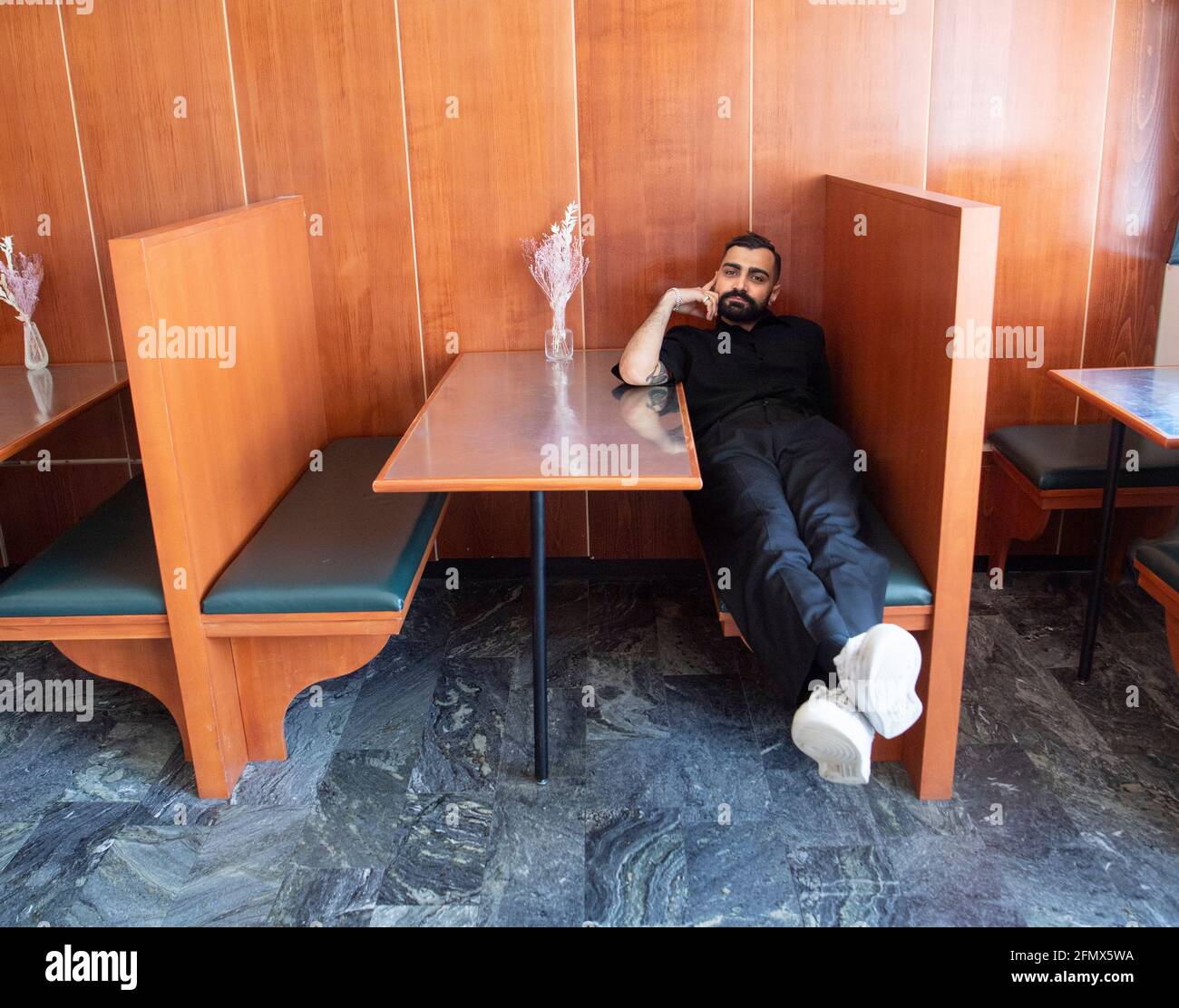 Actor and director Alexander Abdallah, who plays Salim in the Netflix ...