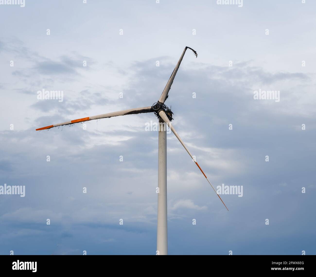 Wind turbine accident hi-res stock photography and images - Alamy