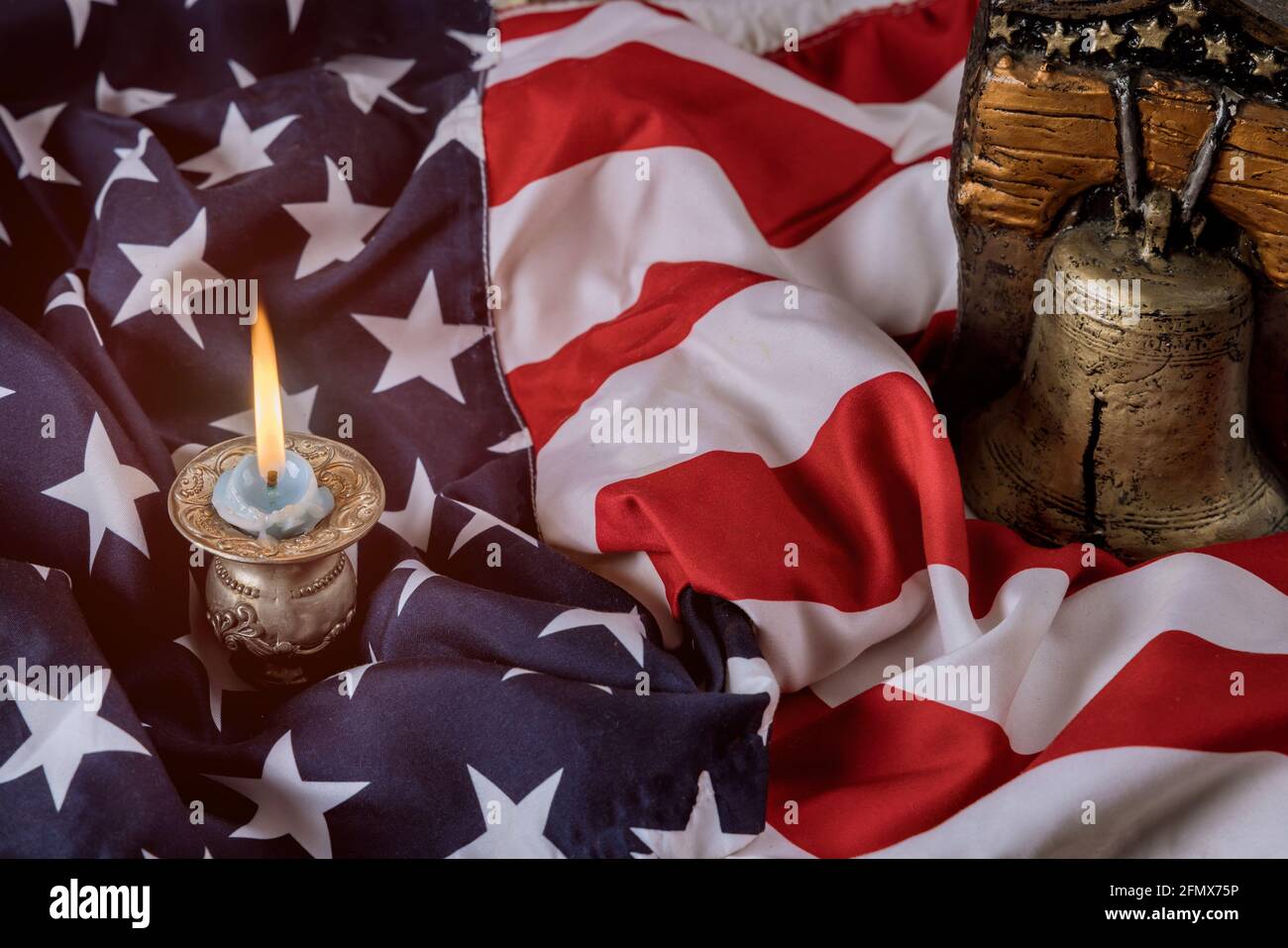 American flag background on Memorial day honor respect patriotic ...