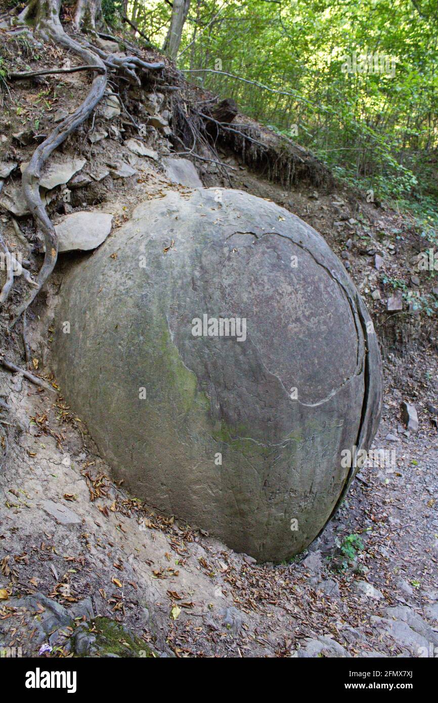 Giant historical stone ball discovered in Bosnia and Herzegovina Stock ...