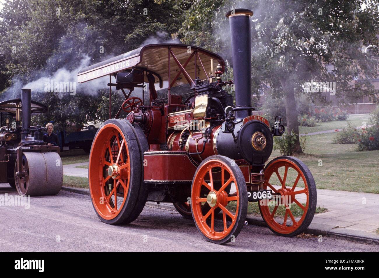 Traction Engines at the Kettering Carnival in 1983 Stock Photo - Alamy