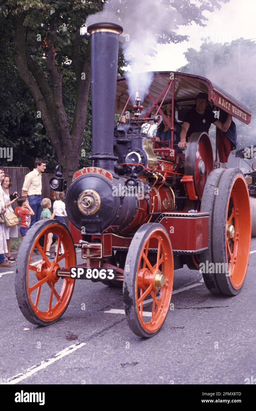 Traction Engines at the Kettering Carnival in 1983 Stock Photo - Alamy