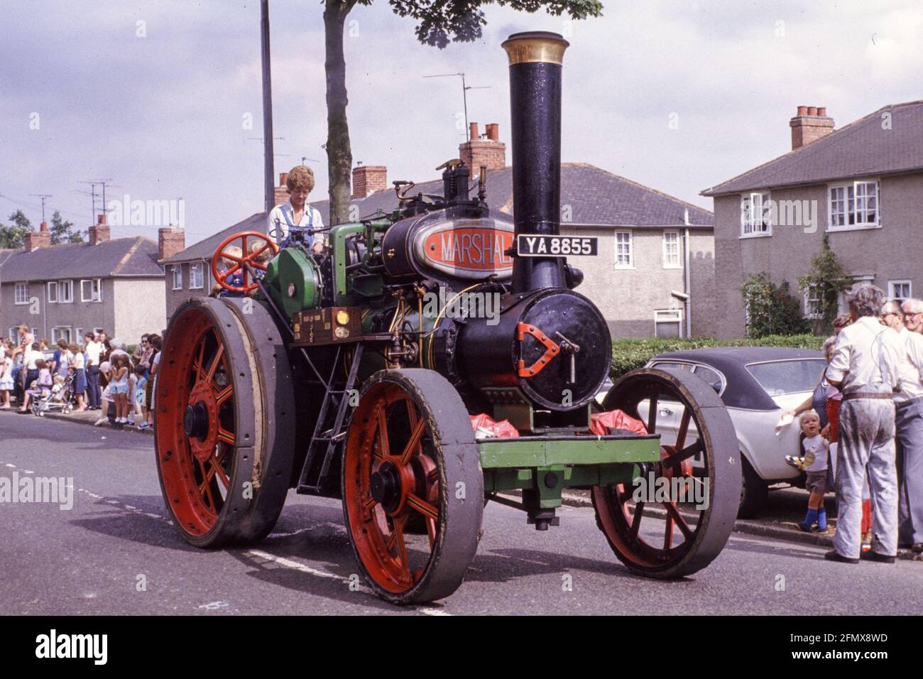 Traction Engines at the Kettering Carnival in 1983 Stock Photo - Alamy