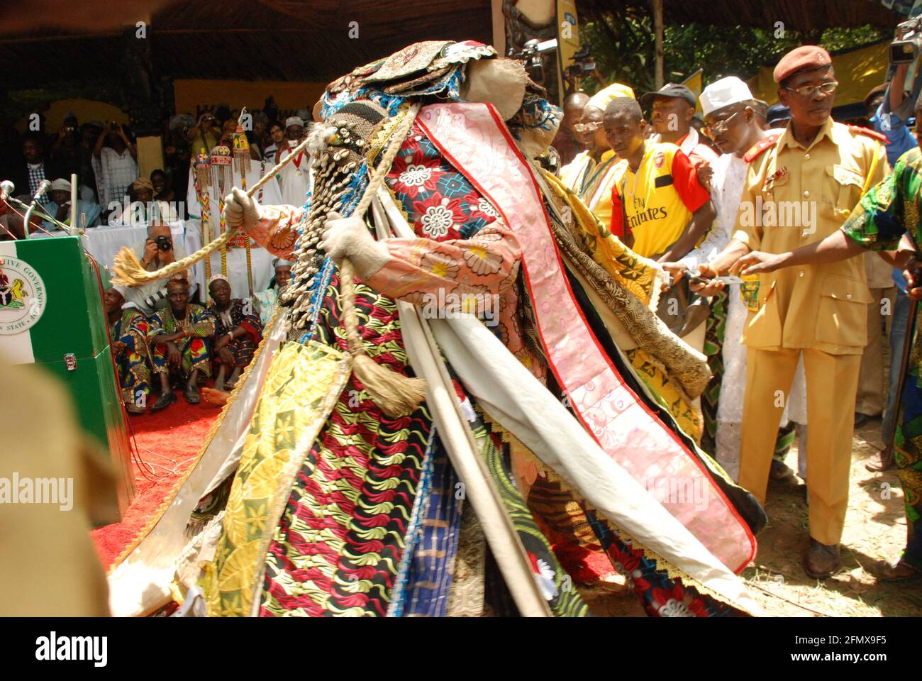Osun Osogbo: Masquerade and Masqueraders display during Osun Osogbo ...